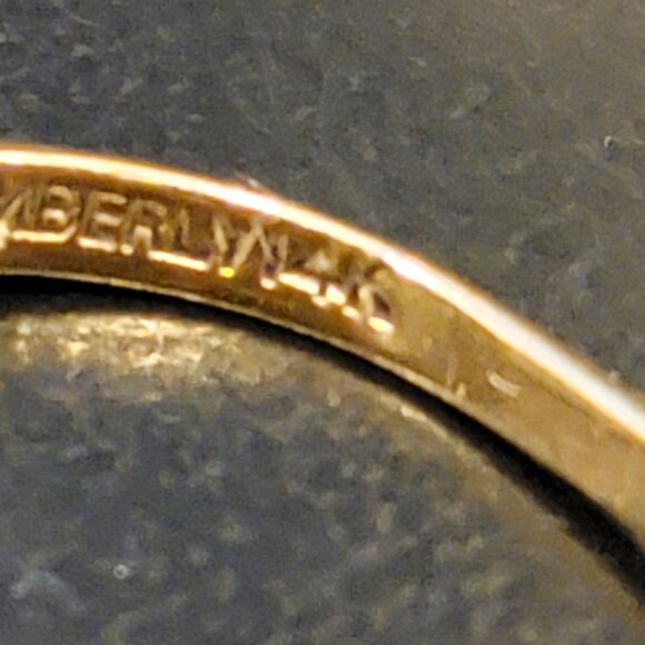 Jewelry | Vintage 14k Pure Yellow Gold Solitaire Pearl Kimberly Ring ...